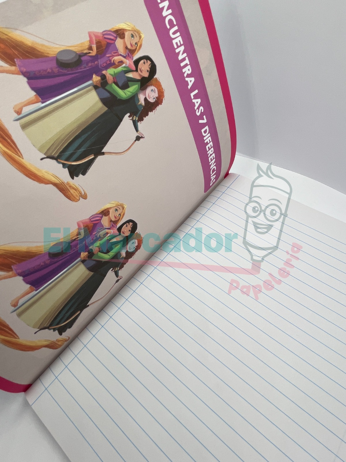 LIBRETA EMPASTADA 1 LINEA X 100 HOJAS DISNEY PRINCESA - PRIMAVERA - Papelería El Marcador